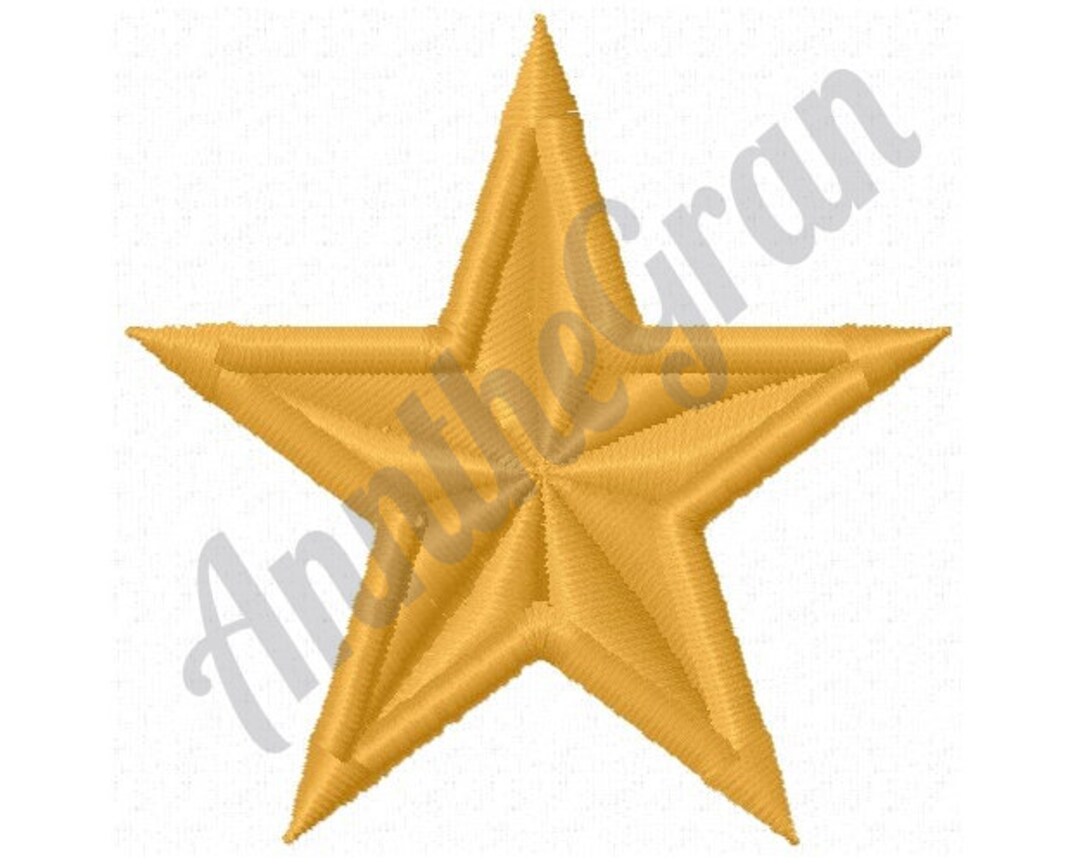 Classic Star Embroidery Design. Machine Embroidery Design. Star Pattern ...