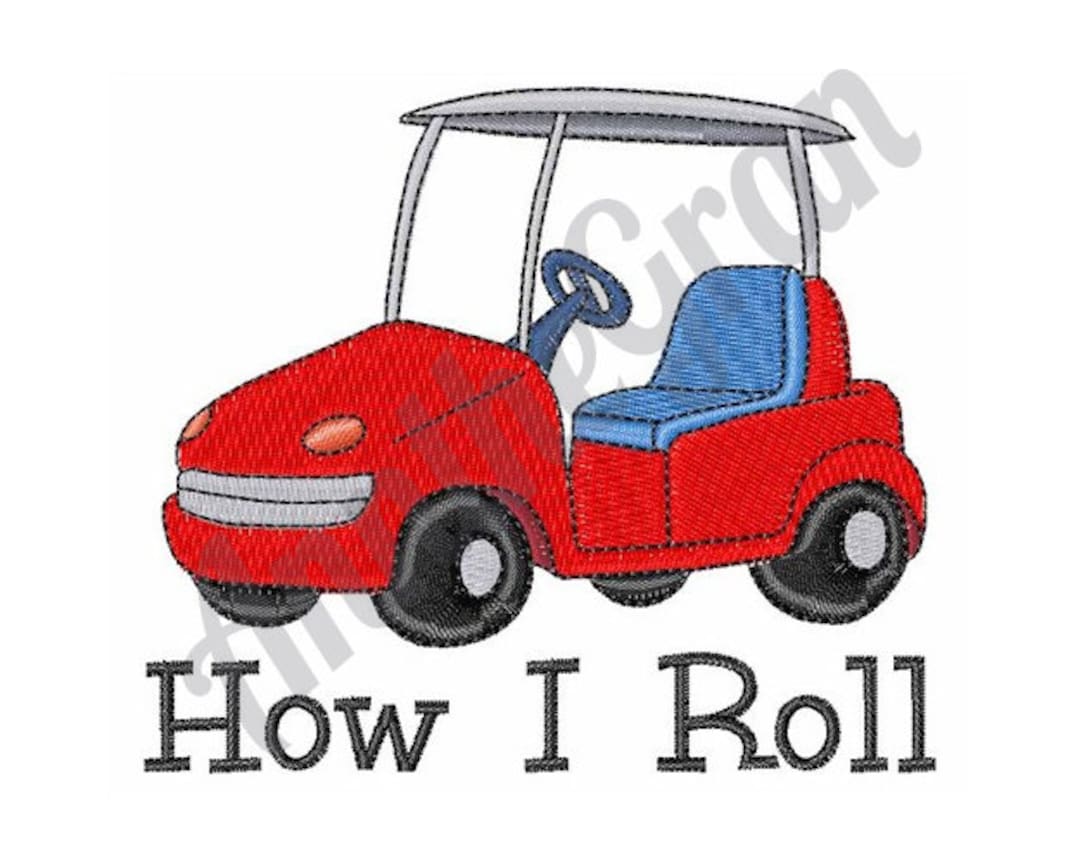 Toy Golf Cart Embroidery Design. Machine Embroidery Design. Golf Cart ...