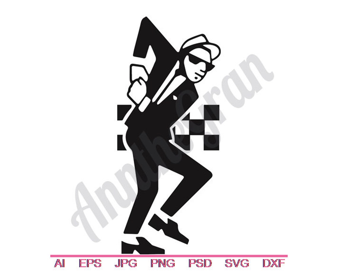 Ska Dancer Svg Dxf Eps Png Jpg Vector Art Clipart Cut - Etsy UK