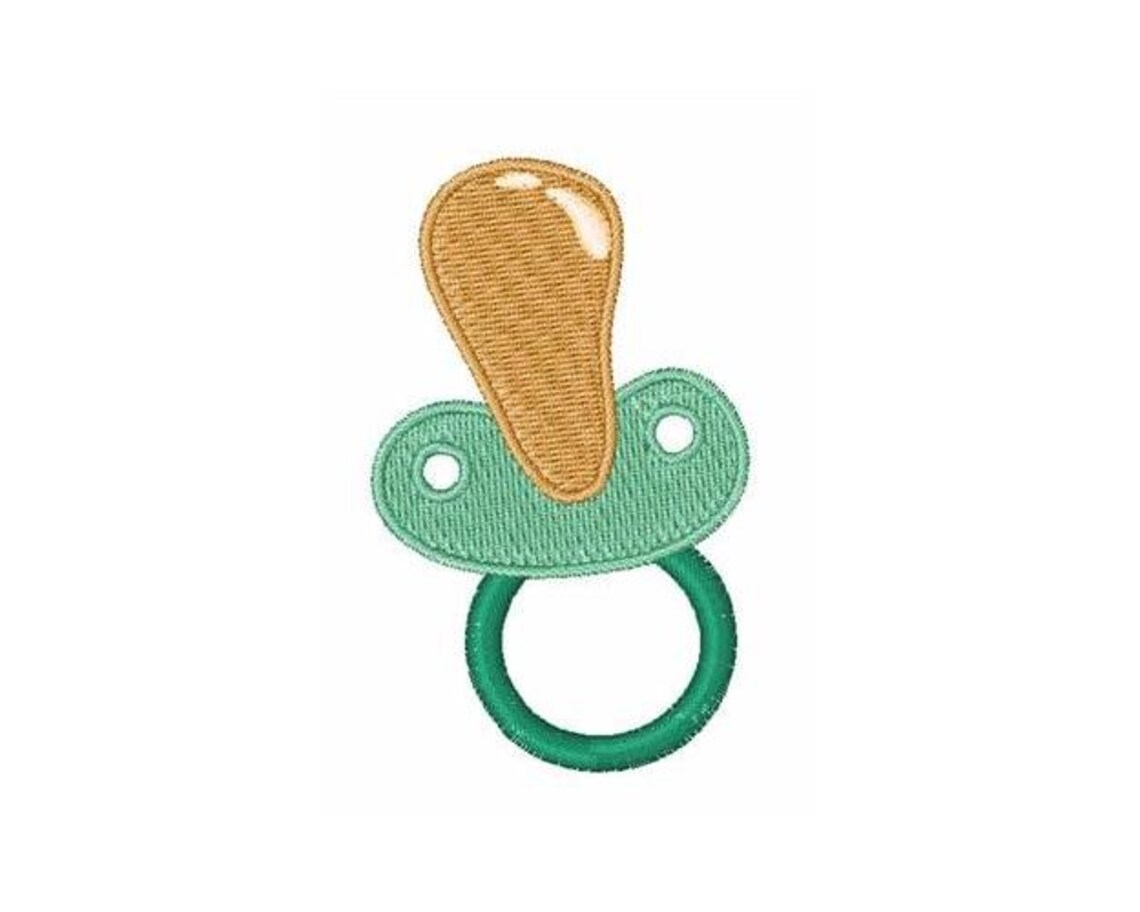 Baby Pacifier - Machine Embroidery Design - Etsy