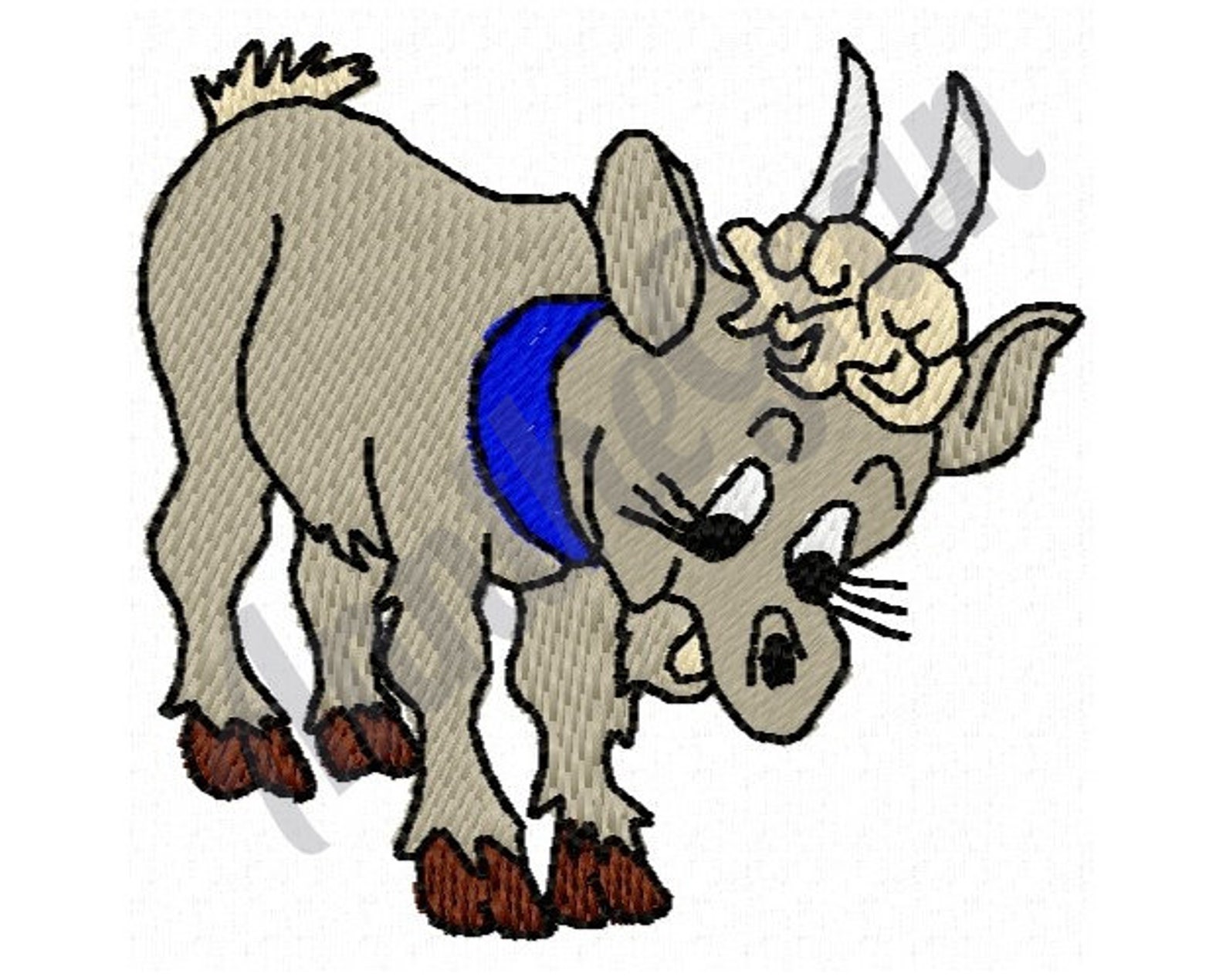 Baby Goat Embroidery Design. Machine Embroidery Design. Goat - Etsy