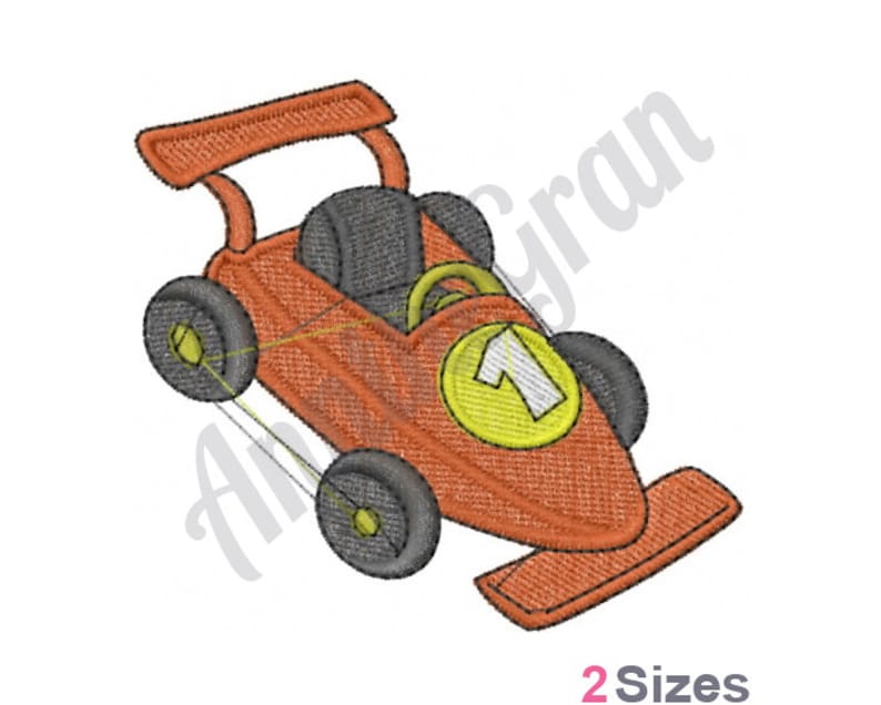Race Car Embroidery Design. Machine Embroidery Design. Race Car Pattern ...
