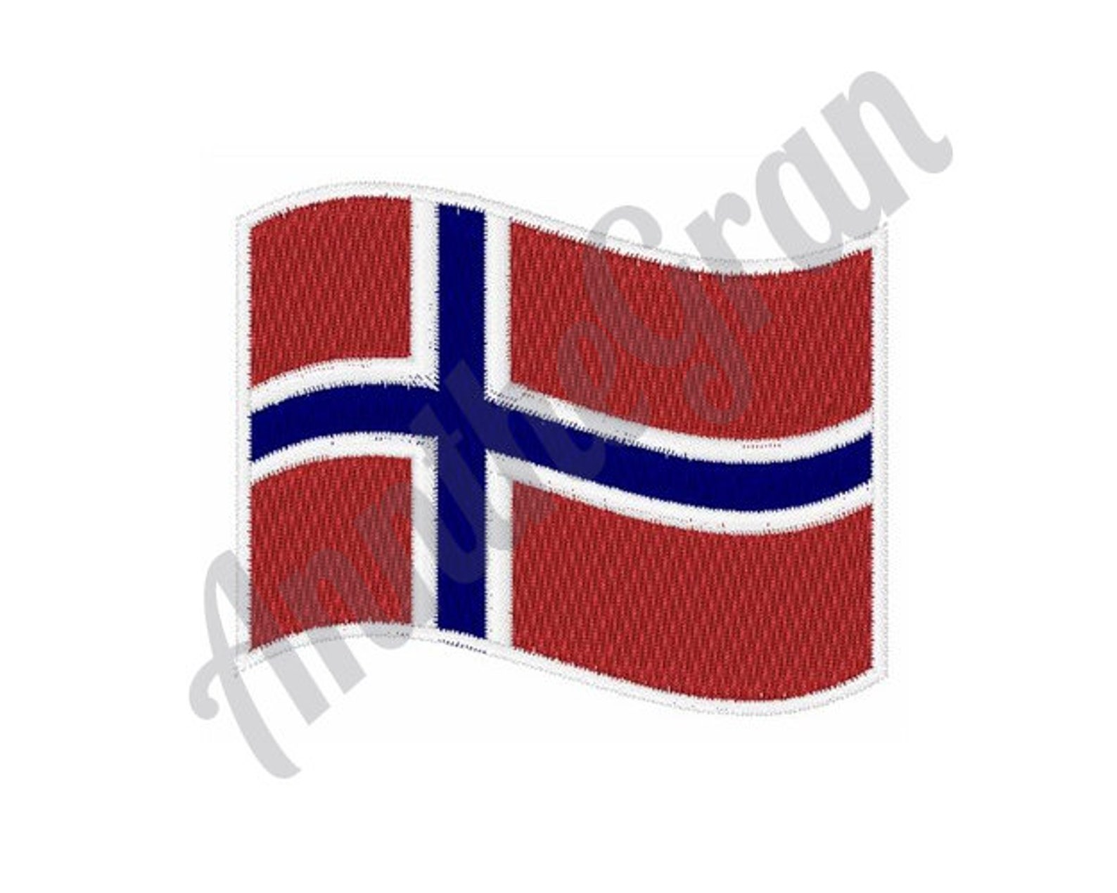Flag of Norway Embroidery Design. Machine Embroidery Design. Norwegian ...