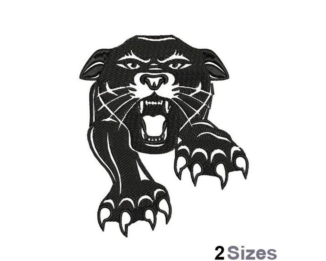 Stalking Panther - Machine Embroidery Design - 2 Sizes, Black Panther ...