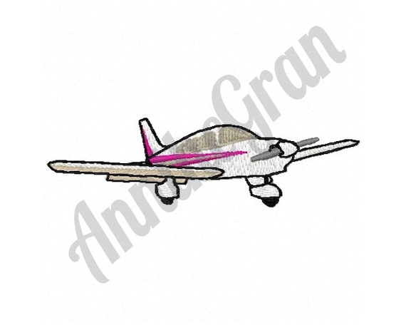 Piper Airplane Machine Embroidery Design. Light Aircraft - Etsy