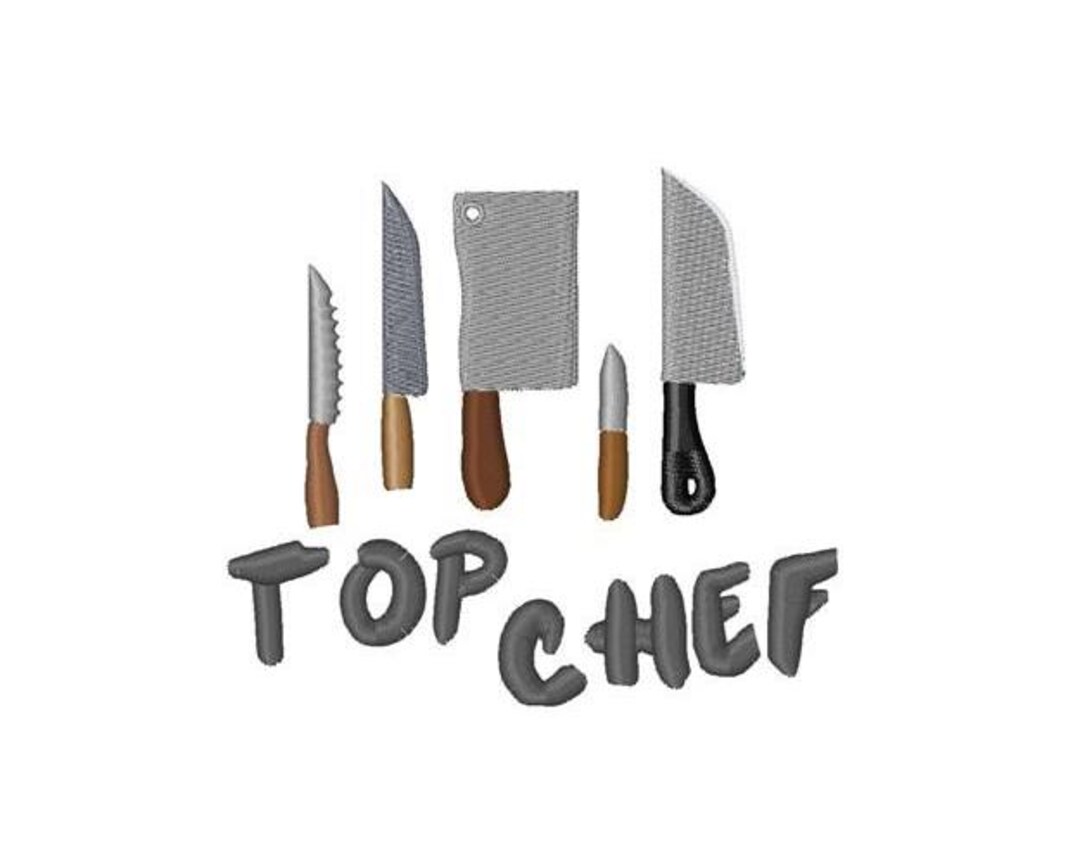 Top Chef - Machine Embroidery Design - Etsy