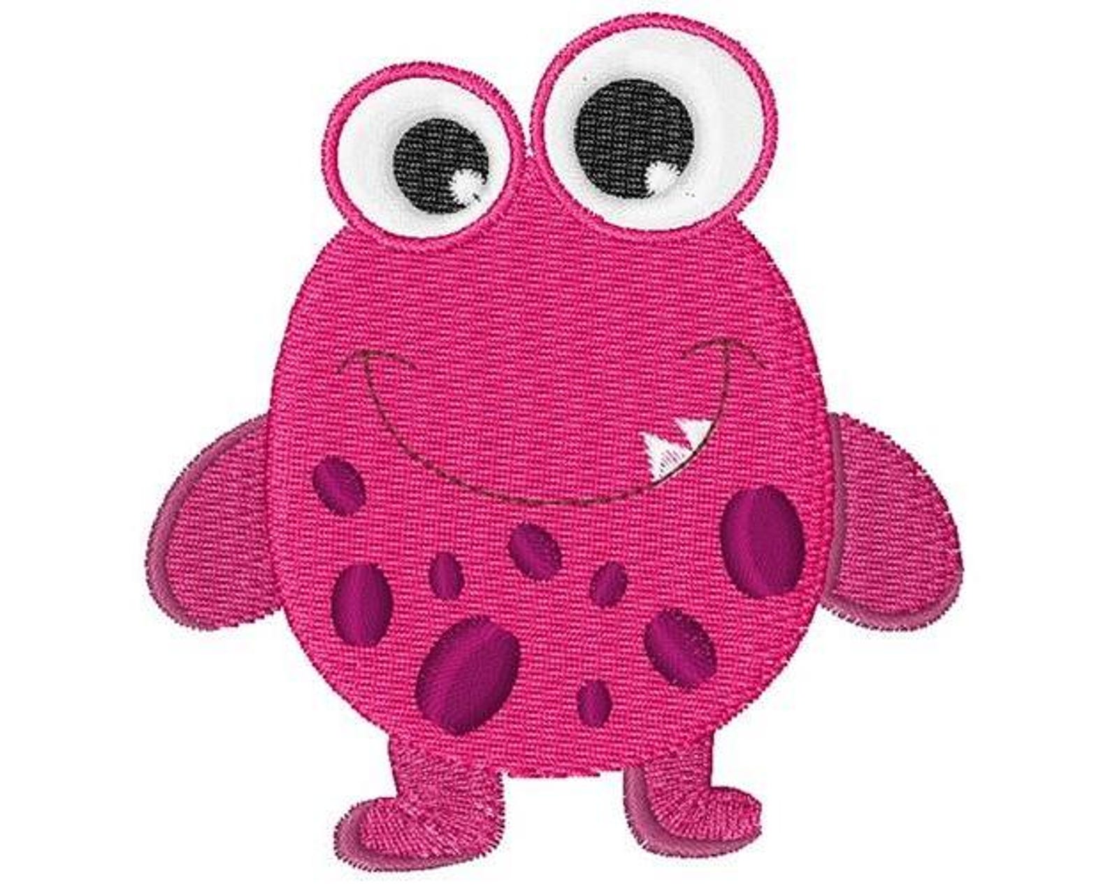 Silly Monster - Machine Embroidery Design - Etsy