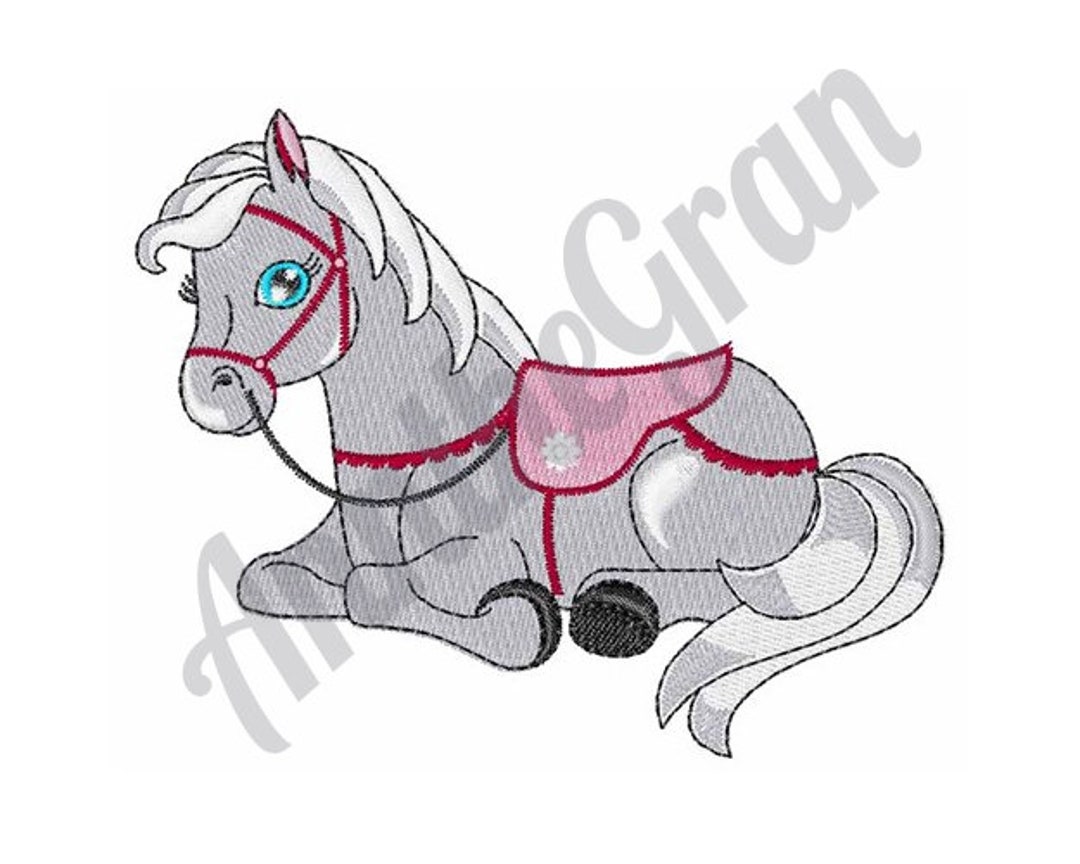 Pony Horse Embroidery Design. Machine Embroidery Design. Baby Horse ...