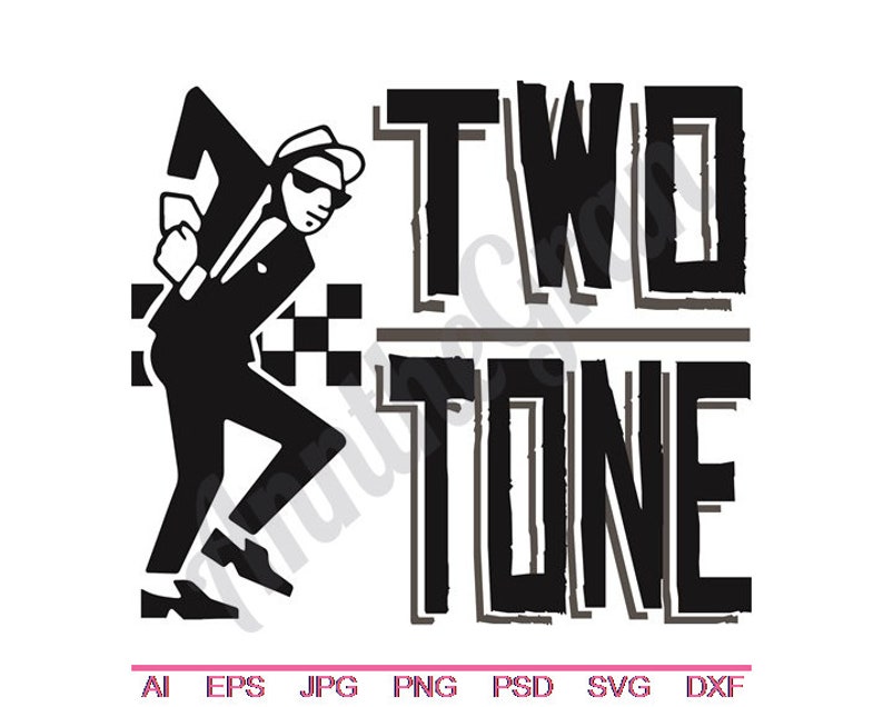 Two Tone SKA Dancer Svg Dxf Eps Png Jpg Vector Art | Etsy