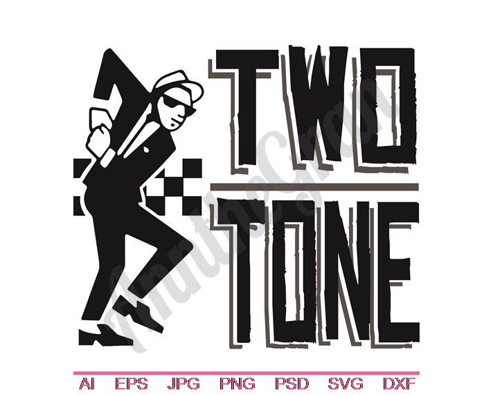 Two Tone SKA Dancer Svg Dxf Eps Png Jpg Vector Art - Etsy UK