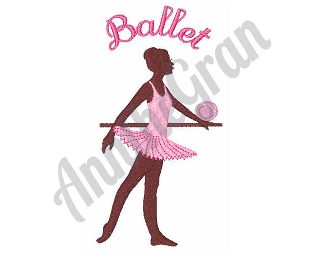 Ballerina - Machine Embroidery Design - Etsy