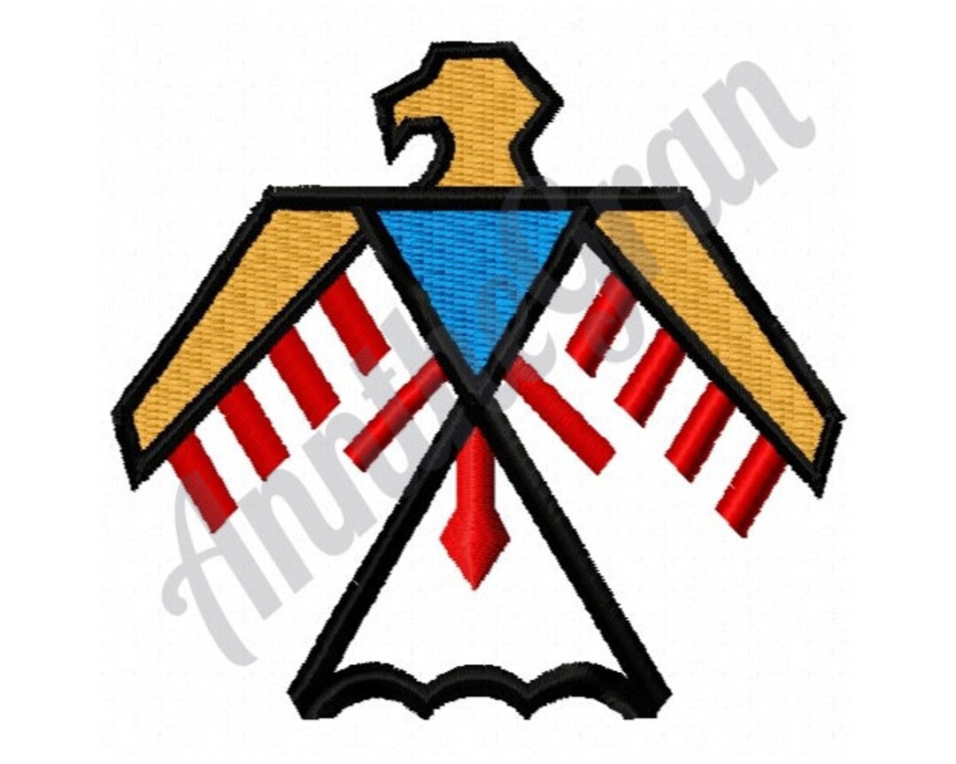 Tribal Eagle - Machine Embroidery Design. Native American Eagle ...