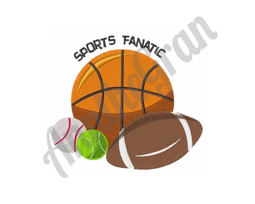 Sports Games Fanatic Embroidery Design. Machine Embroidery Design ...