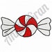 Candy Embroidery Design. Machine Embroidery Design. Peppermint Candy ...