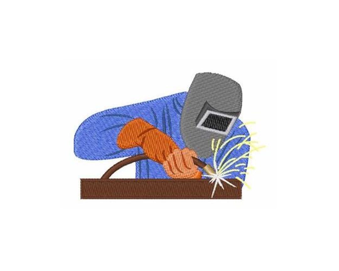 Welder - Machine Embroidery Design - Etsy
