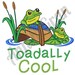 Toadally Cool Embroidery Design. Machine Embroidery Design. Green Frogs ...