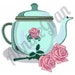 Teapot Embroidery Design. Tea Embroidery Design. Pot Embroidery Design ...