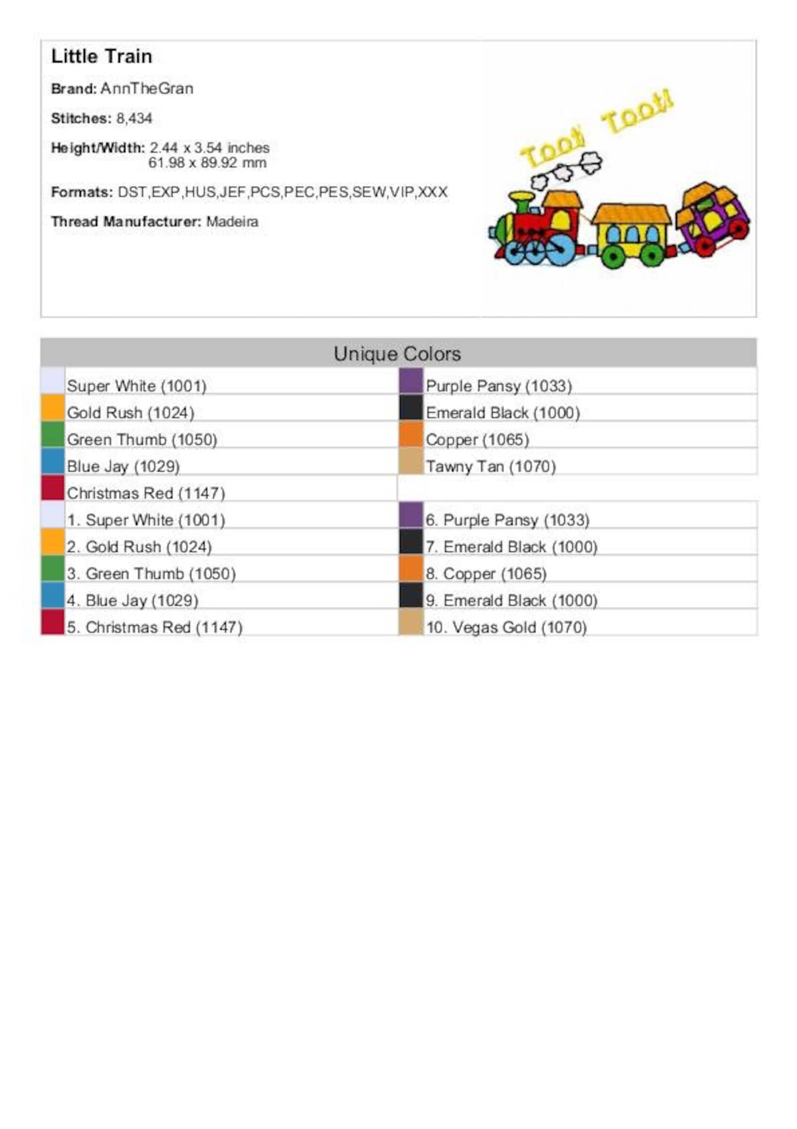 Toy Train Embroidery Design. Machine Embroidery Design. Train - Etsy