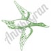 Flying Duck Embroidery Design. Machine Embroidery Design. Duck Outline ...