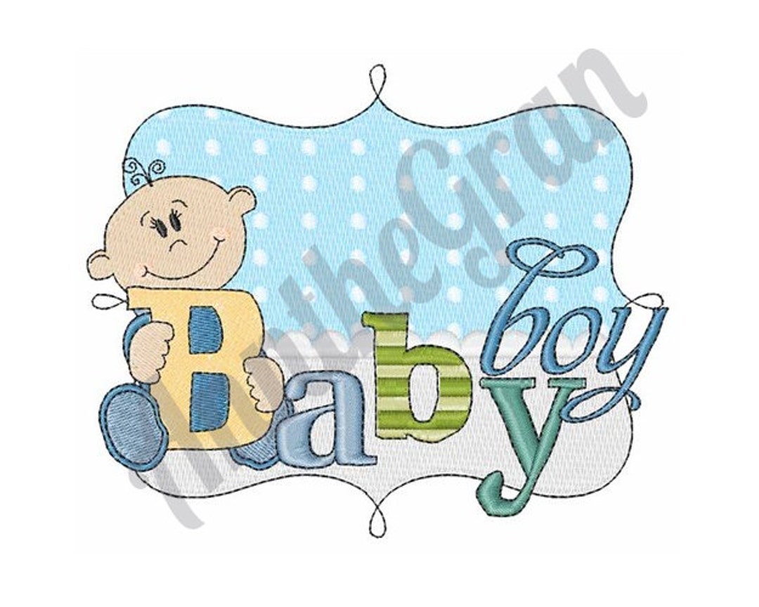 Baby Boy - Machine Embroidery Design, Baby - Machine Embroidery Design ...