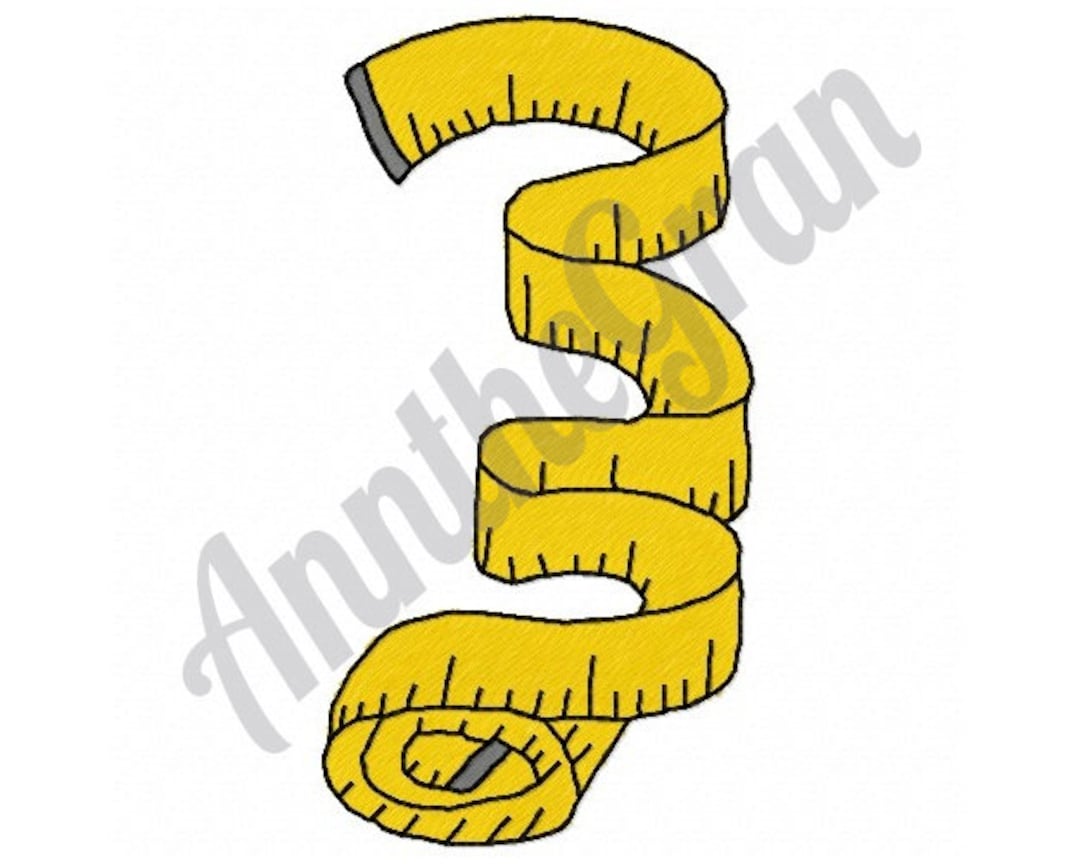 Measuring Tape - Machine Embroidery Design - Etsy