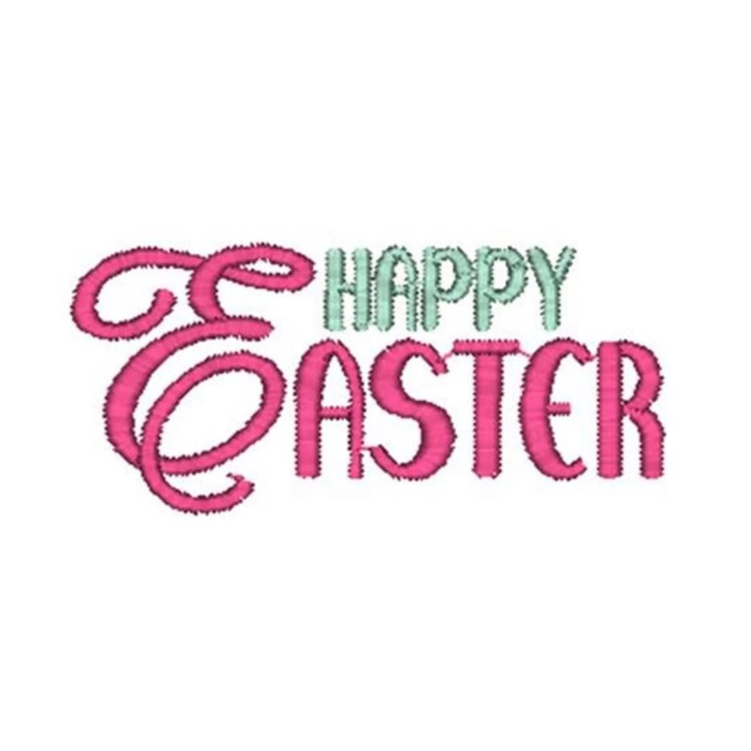 Happy Easter - Machine Embroidery Design, Easter Holiday Embroidery ...