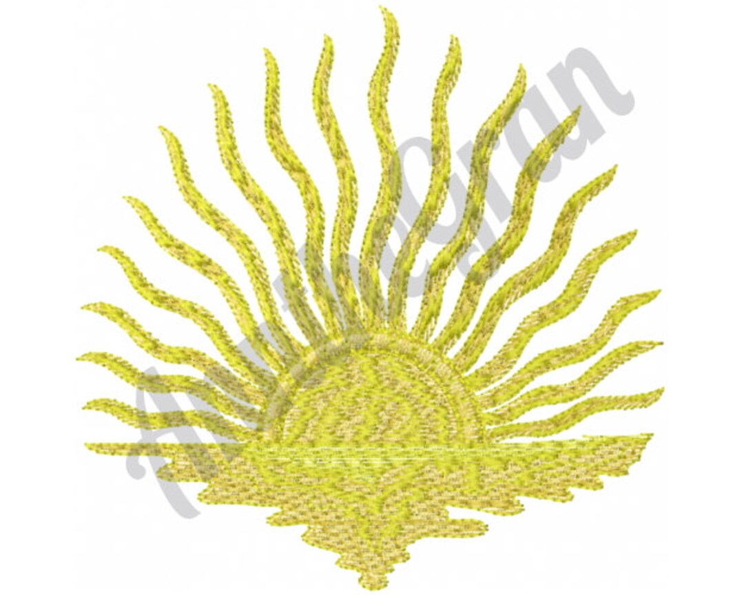 Rising Sun - Machine Embroidery Design, Southwest Design - Etsy