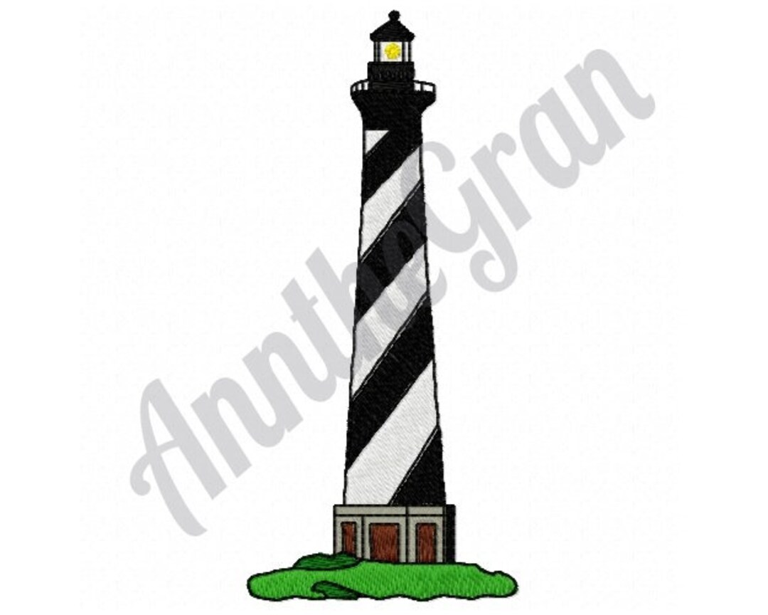 Lighthouse Embroidery Design. Machine Embroidery Design. Light Station ...