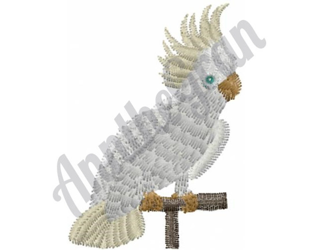 Cockatoo - Machine Embroidery Design - Etsy