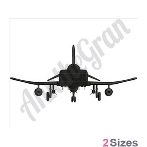 F-4 Phantom Machine Embroidery Design 2 Sizes, Fighter Bomber Aircraft ...