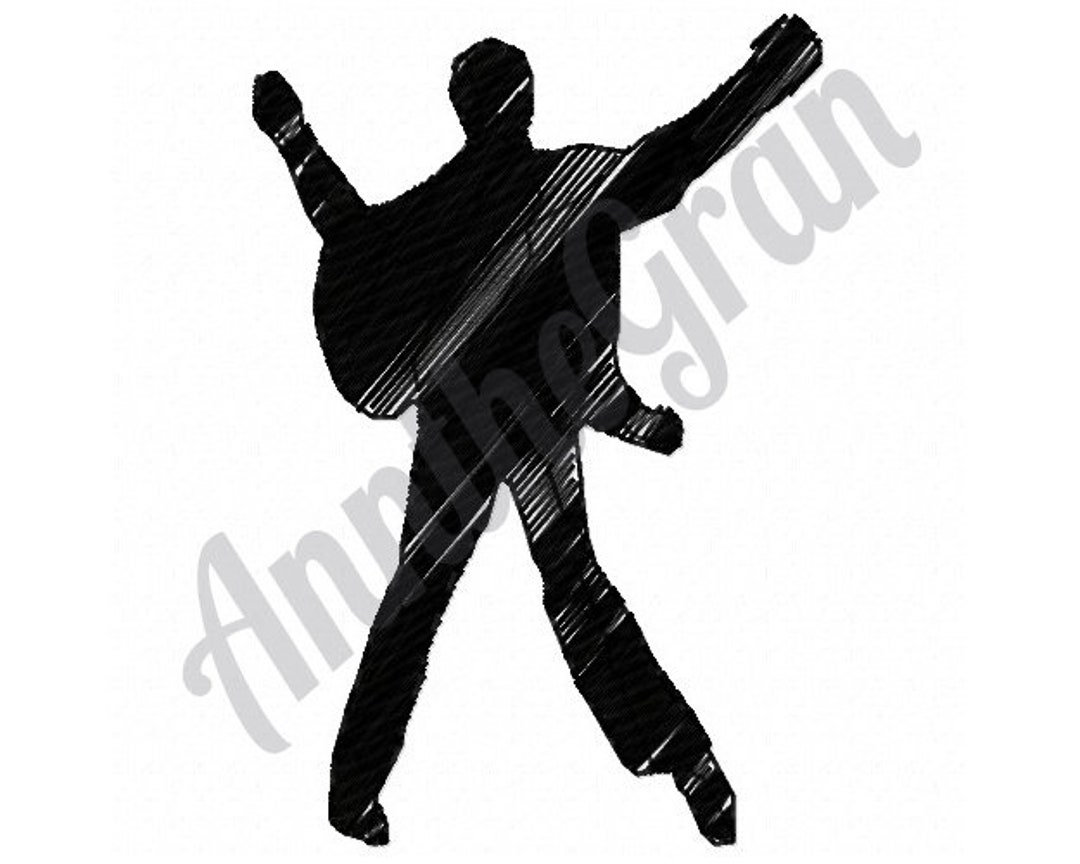 Elvis Silhouette Embroidery Design. Machine Embroidery Design. Elvis ...