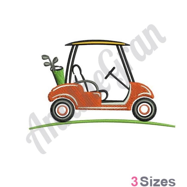 Golf Cart Embroidery - Etsy