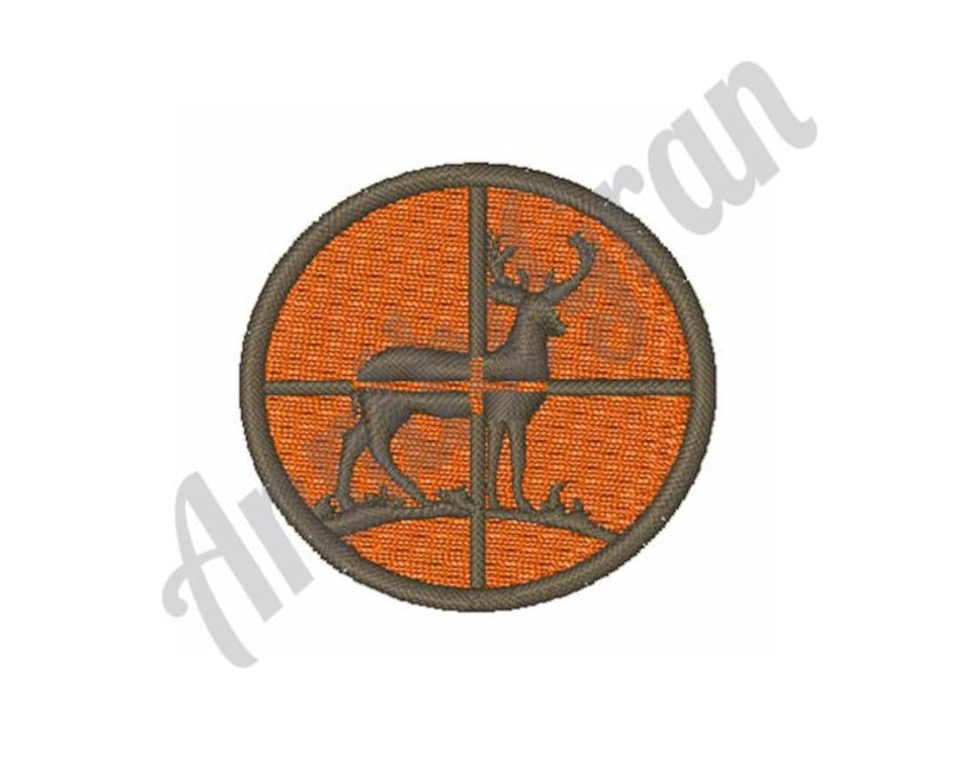 Buck in Crosshairs - Machine Embroidery Design. Deer Hunting Embroidery ...