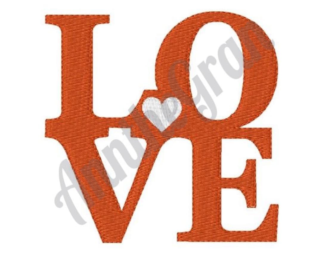 Love Letters - Machine Embroidery Design, LOVE Lettering Embroidery ...