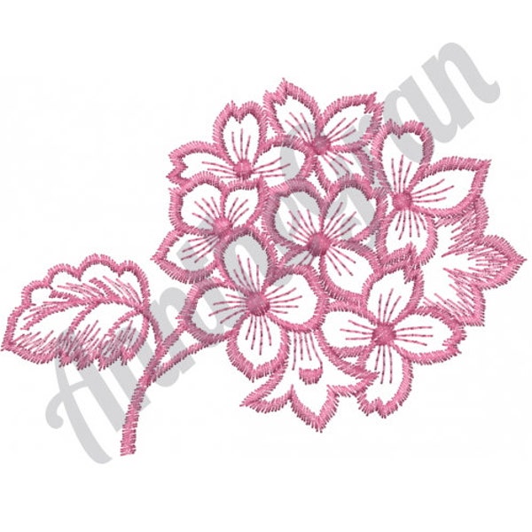 Hydrangea Embroidery - Etsy