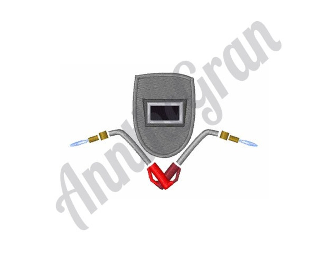 Welding Mask & Torch Embroidery Design. Machine Embroidery Design ...