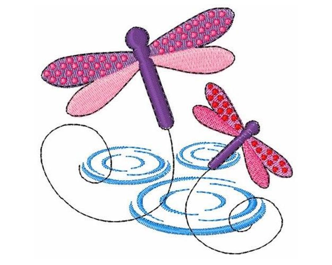 Firefly Water - Machine Embroidery Design - Etsy