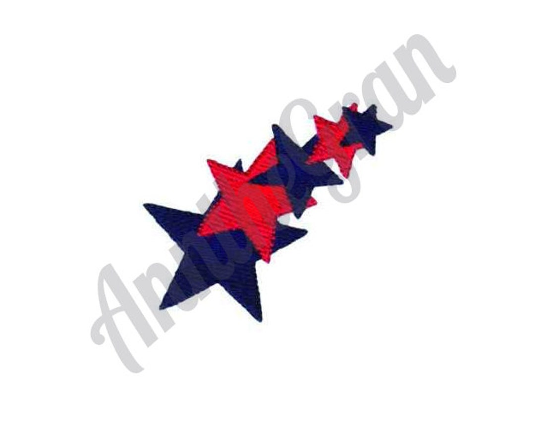 Patriotic Stars Embroidery Design. Machine Embroidery Design. American ...