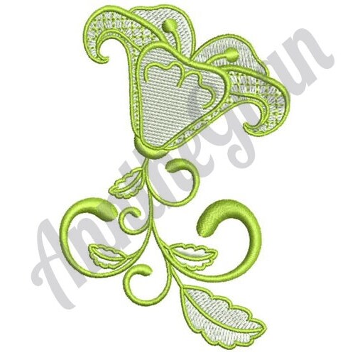 Lily Embroidery Design Flower Machine Embroidery Designs - Etsy