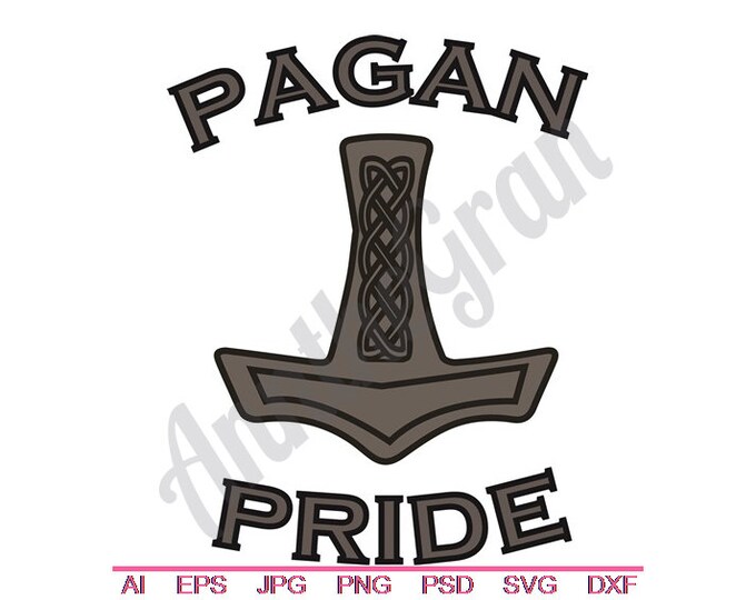 Pagan Pride Svg Dxf Eps Png Jpg Vector Art Clipart Cut - Etsy