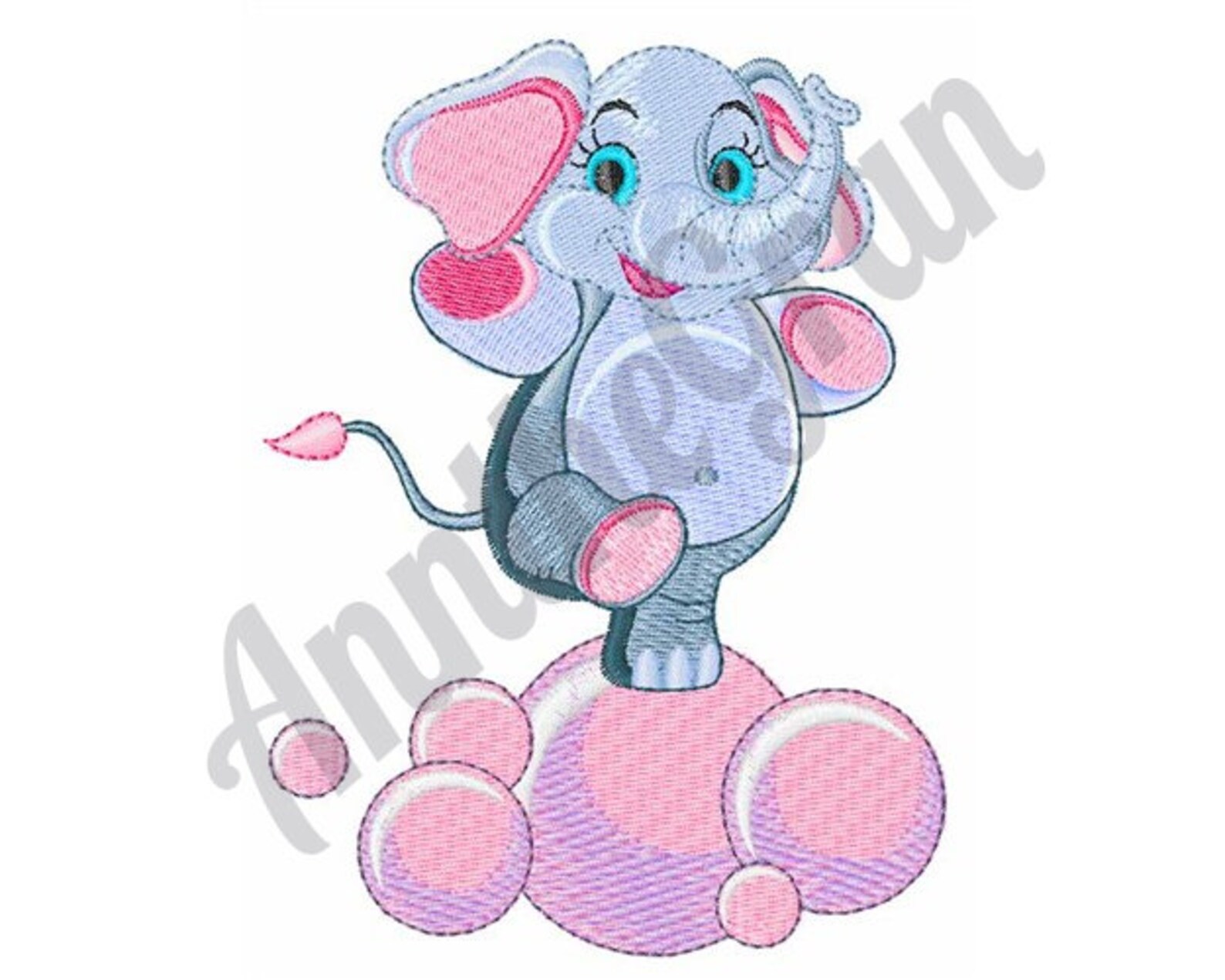 Elephant Machine Embroidery Design - Etsy