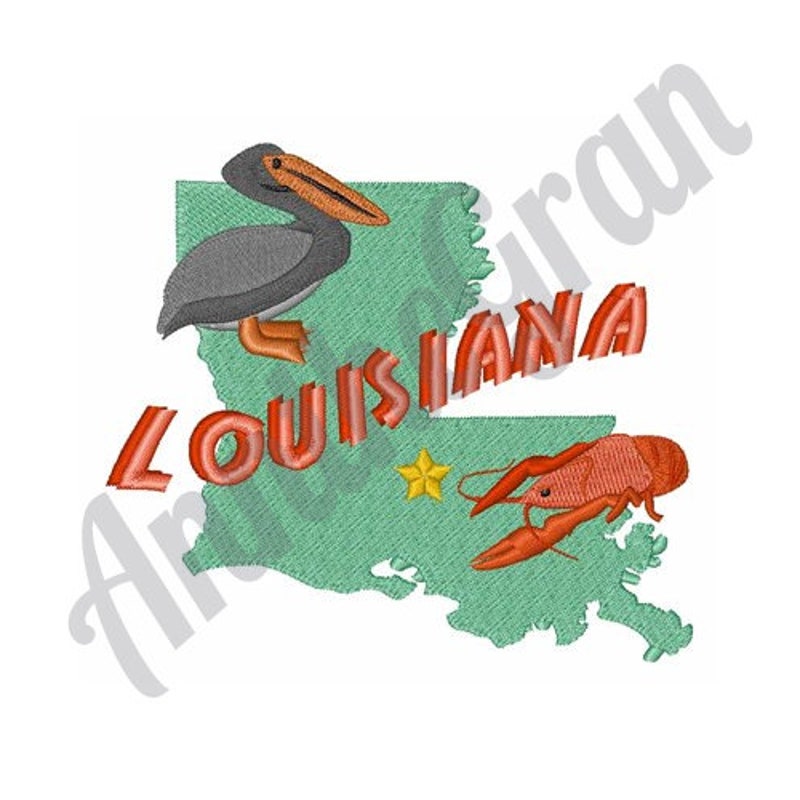 Louisiana Embroidery - Etsy