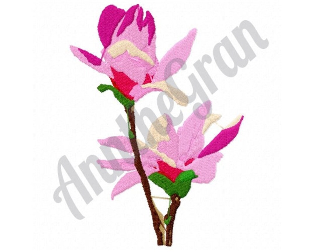 Orchid Embroidery Design. Machine Embroidery Design. Floral Embroidery ...