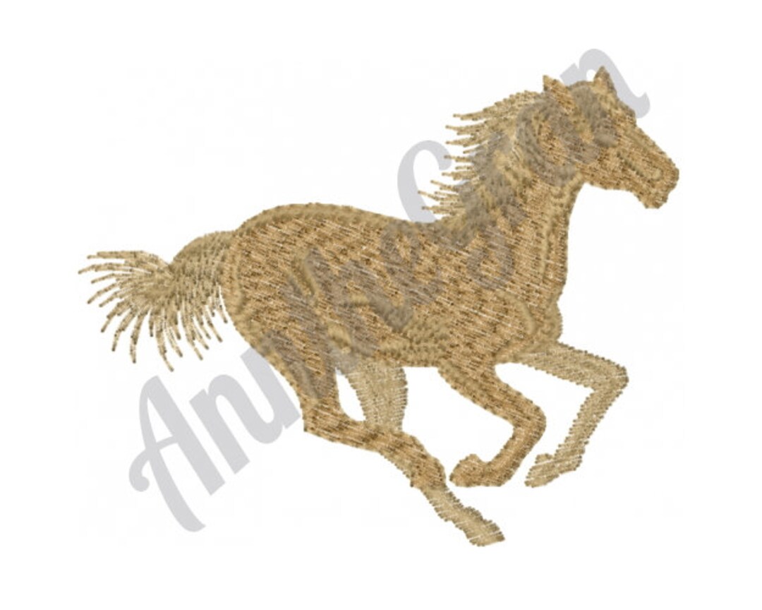 Horse Machine Embroidery Design - Etsy