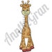 Giraffe Embroidery Design - Etsy