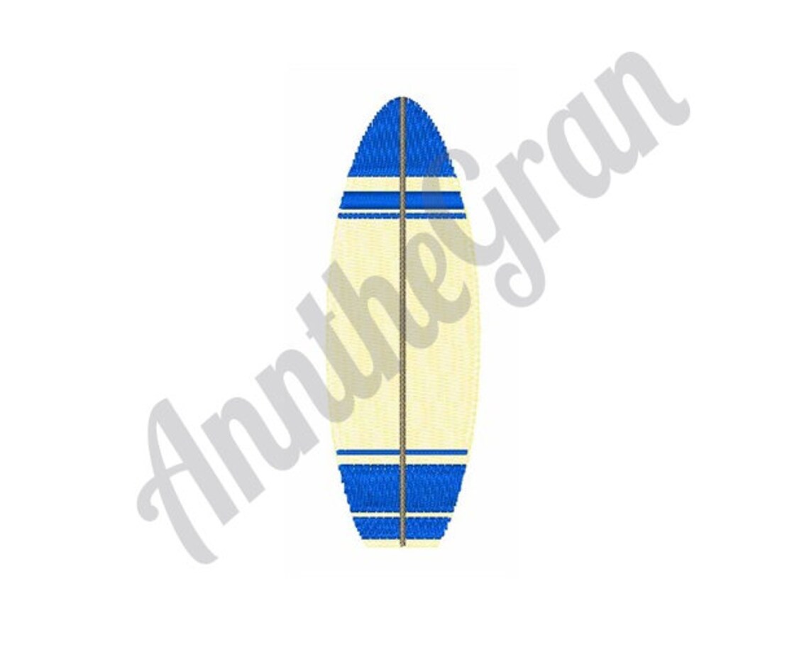 Surfboard Embroidery Design. Machine Embroidery Design. Surfing Board ...