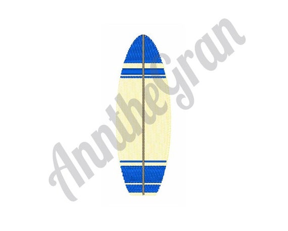Surfboard Embroidery Design. Machine Embroidery Design. | Etsy