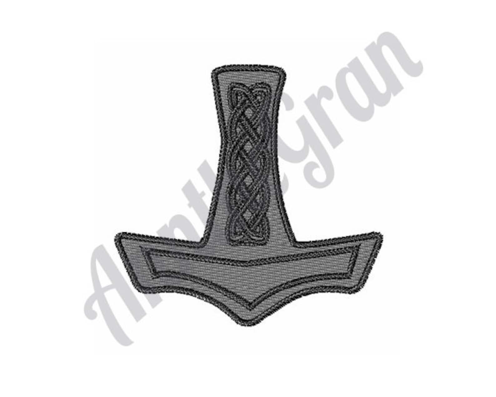 Norse Hammer Embroidery Design. Machine Embroidery Design. - Etsy