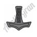 Norse Hammer Embroidery Design. Machine Embroidery Design. Thor's ...