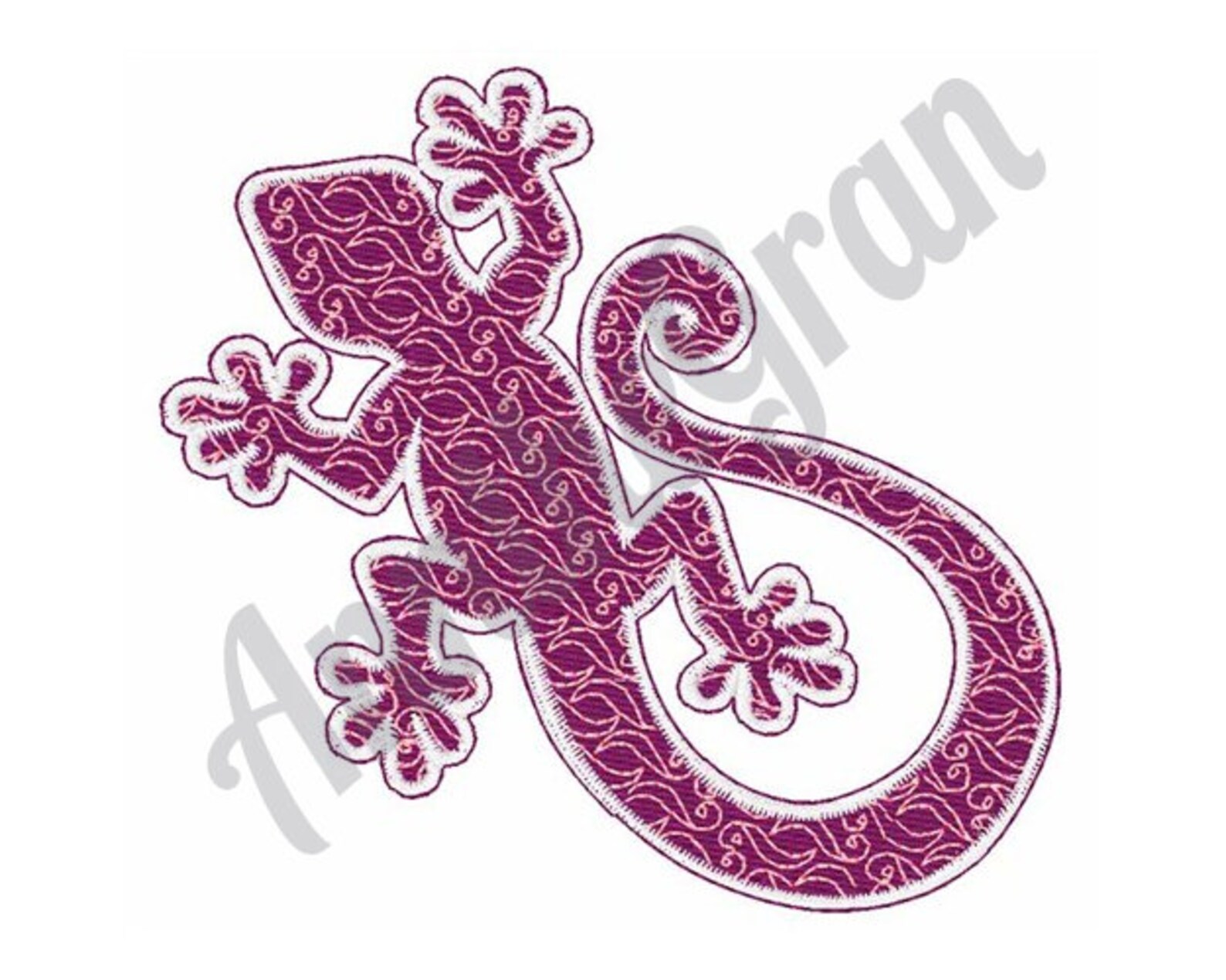 Lizard Embroidery Design. Machine Embroidery Design. Newt - Etsy